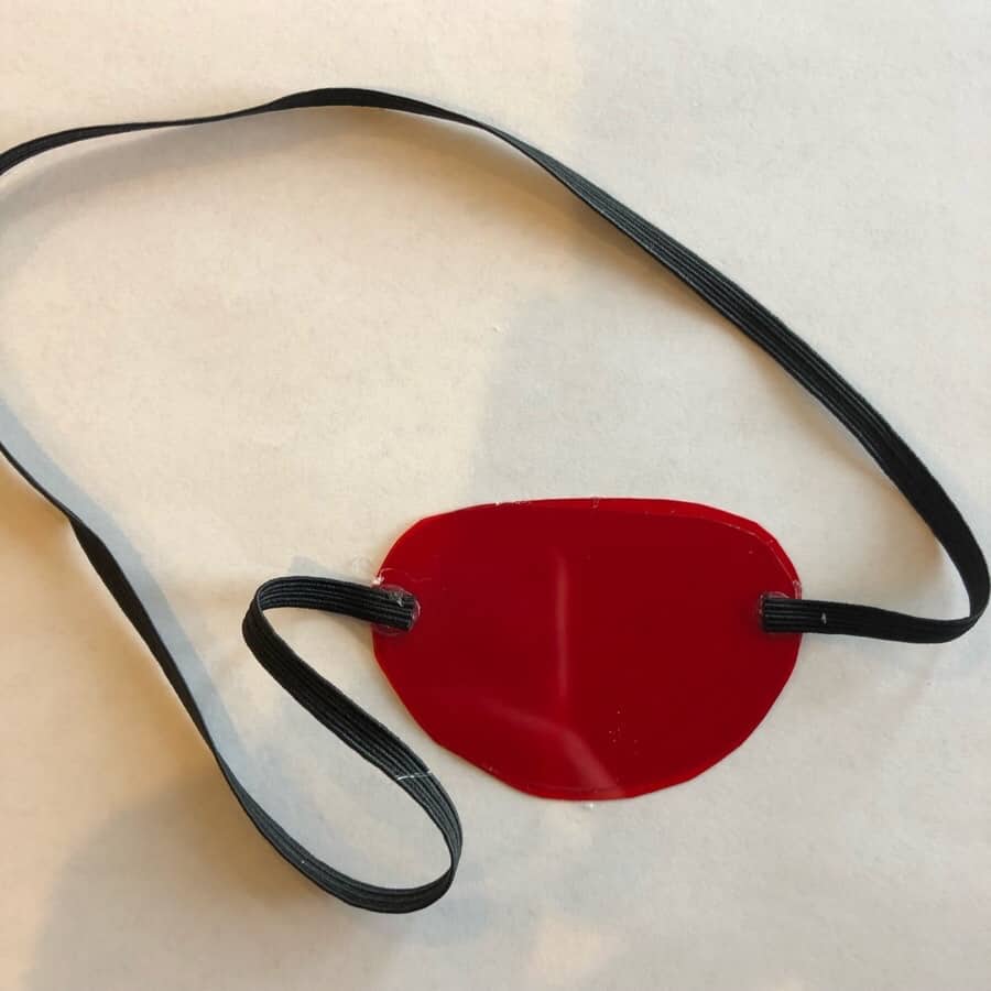 How to Make Your Own Red Lens Patch: Illustrated Guide – Strabismus ...