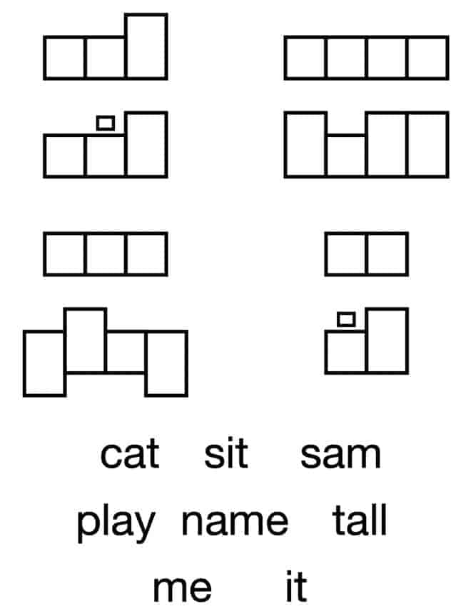 Make Your Own Word Shape Puzzles for Vision Therapy – Strabismus Solutions